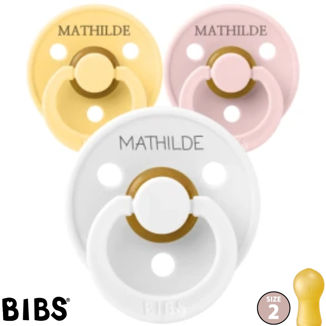 BIBS Colour Latex Str. 2 (+6 mdr.) - Sutter Med Navn - BIBS Colour ...